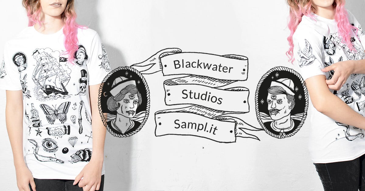 Buy Screen Printed T Shirt Samples | Sample Store | Blackwater Studios